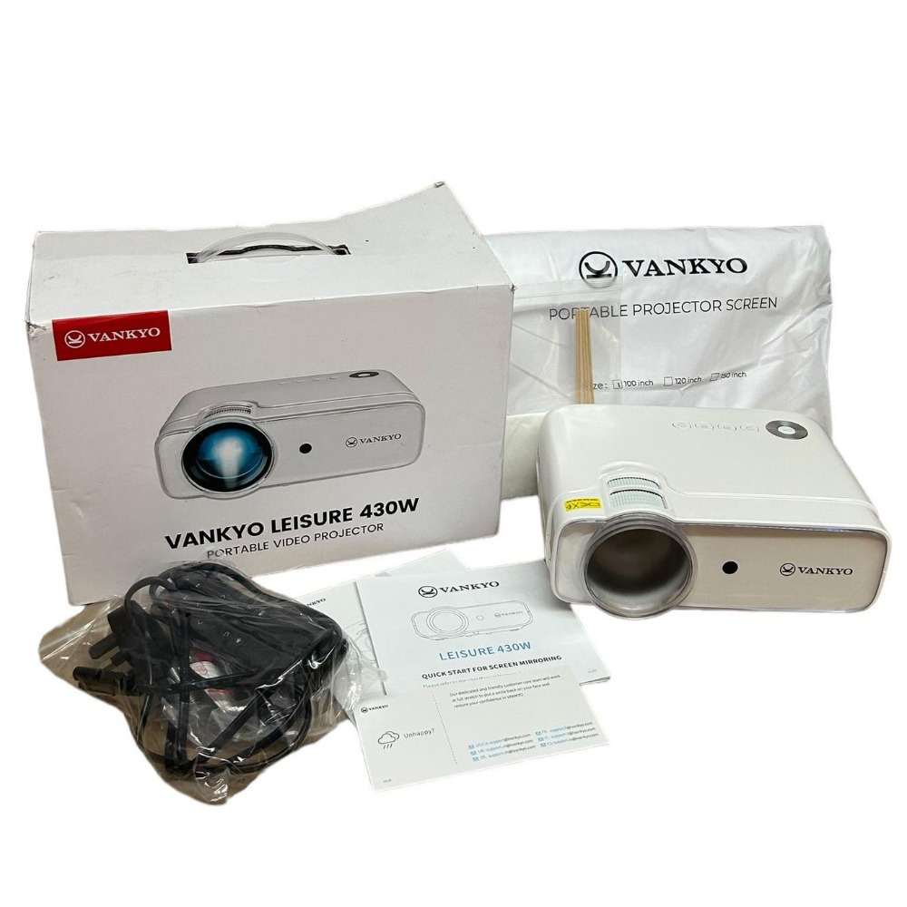 Pre-owned Vankyo Leisure 430w Portable Projector (Boxed) - Own4Less